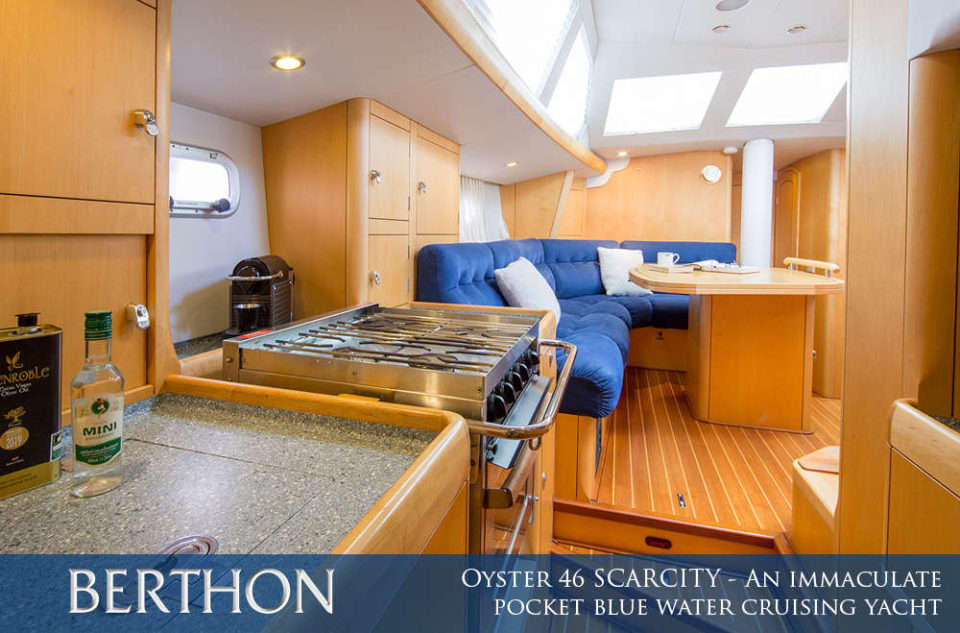 Oyster 46, SCARCITY – An immaculate pocket blue water cruising yacht ...
