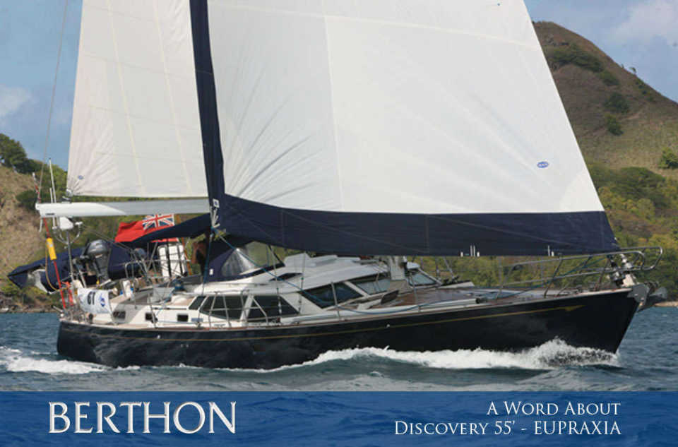 A Word About Discovery 55’ - EUPRAXIA - Berthon International