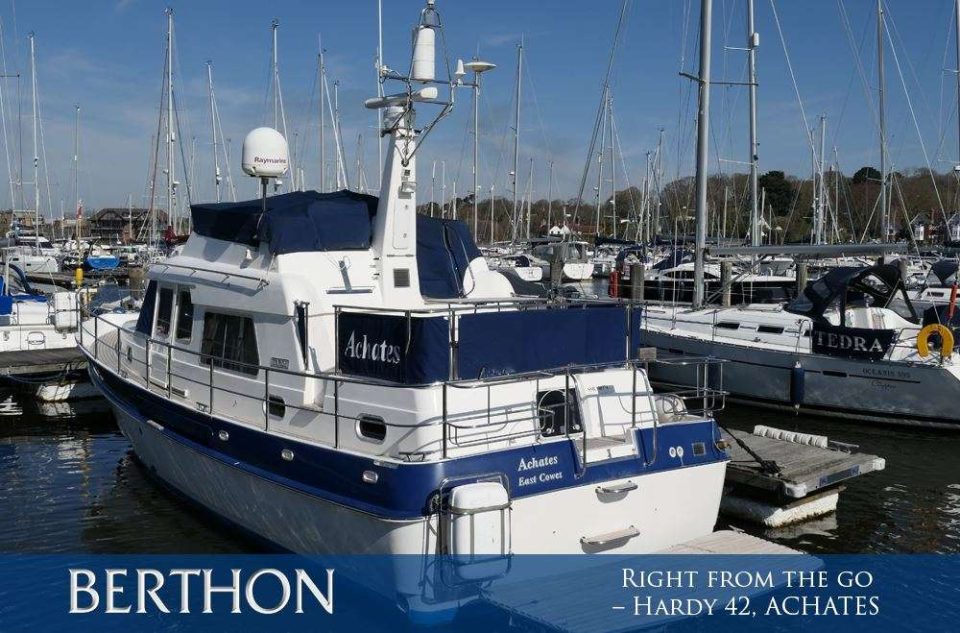 Right From The Go – Hardy 42, ACHATES - Berthon International