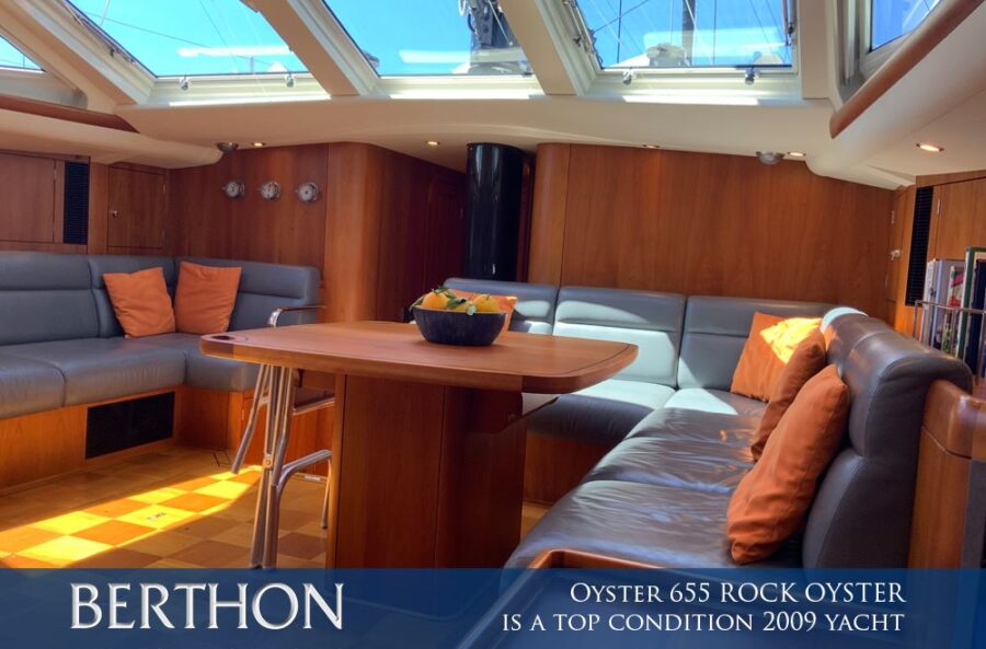 Oyster 655 ROCK OYSTER is a top condition 2009 yacht - Berthon ...