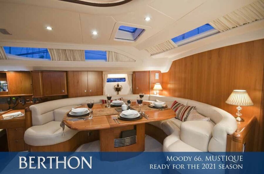 Moody 66, MUSTIQUE totally ready for the 2021 season - Berthon ...
