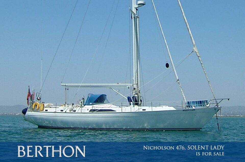 Nicholson 476, SOLENT LADY is for sale - Berthon International