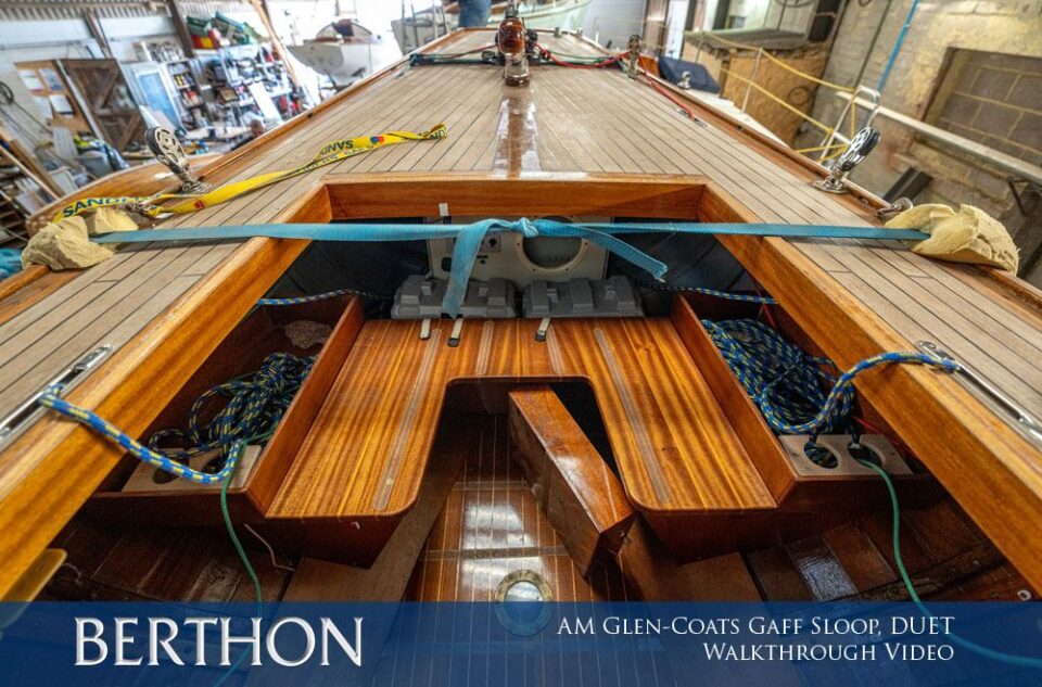 AM Glen-Coats Gaff Sloop, DUET - Walkthrough Video - Berthon International