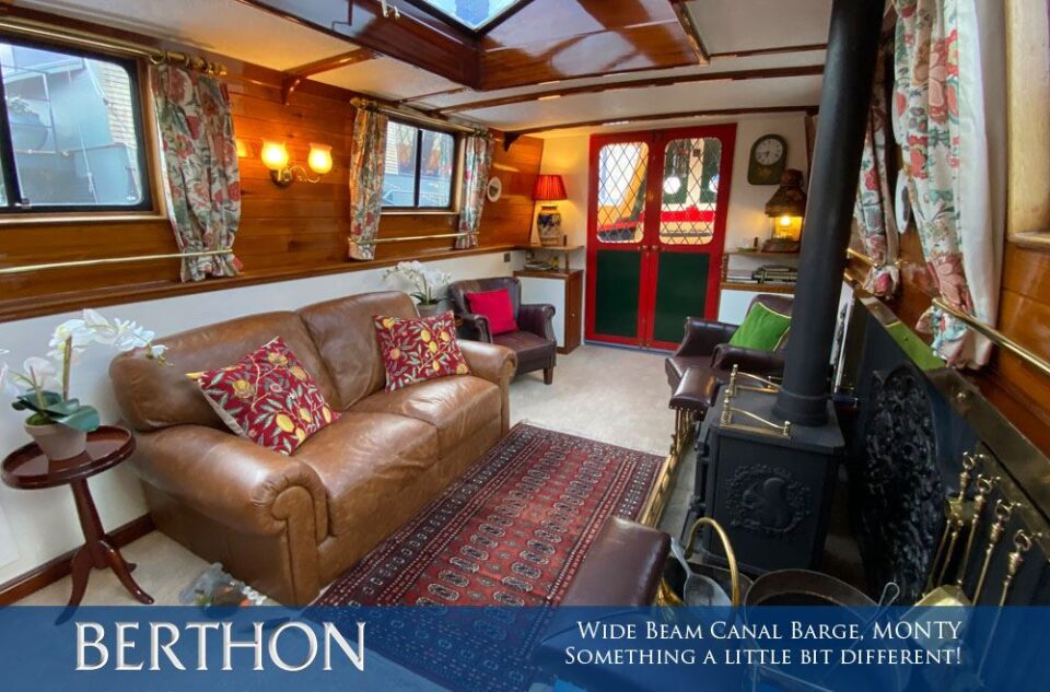 Wide Beam Canal Barge, MONTY – Something A Little Bit Different ...