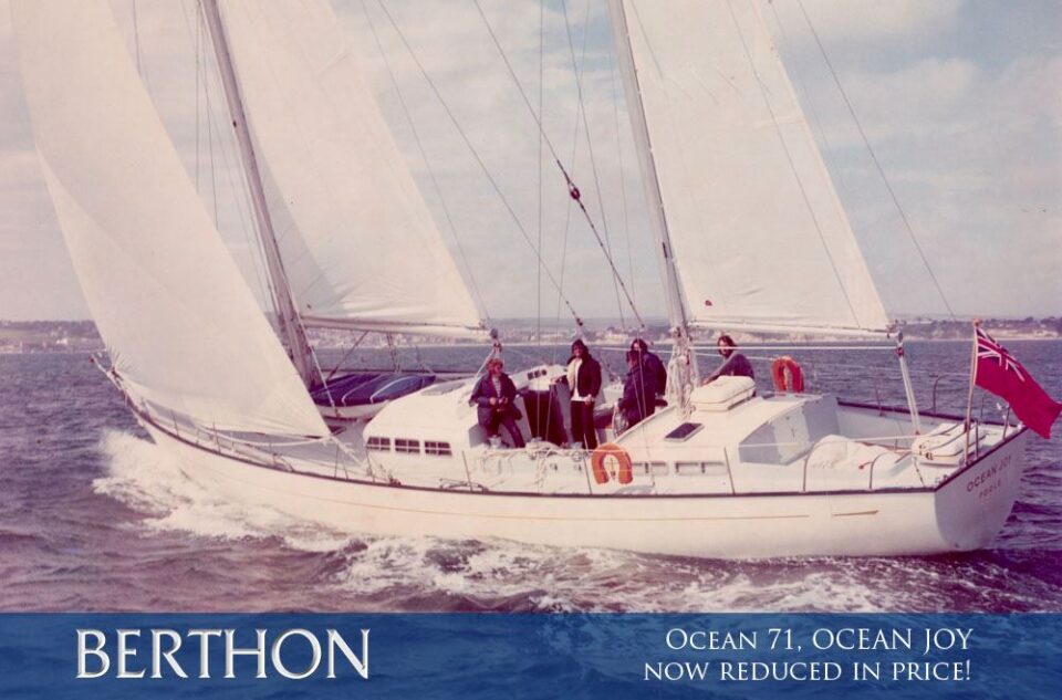 Ocean 71, OCEAN JOY – mile munching aristocracy & now reduced in price ...