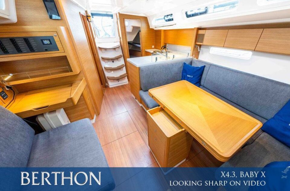 X Yacht X4.3, BABY X looking sharp on video - Berthon International