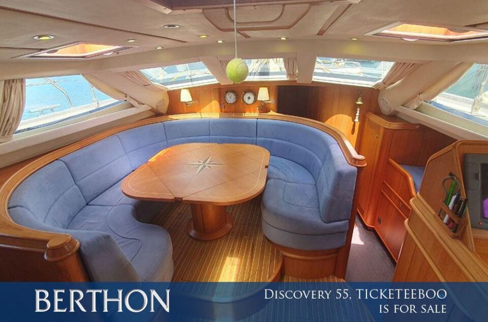 Discovery 55, TICKETEEBOO is for sale - Berthon International
