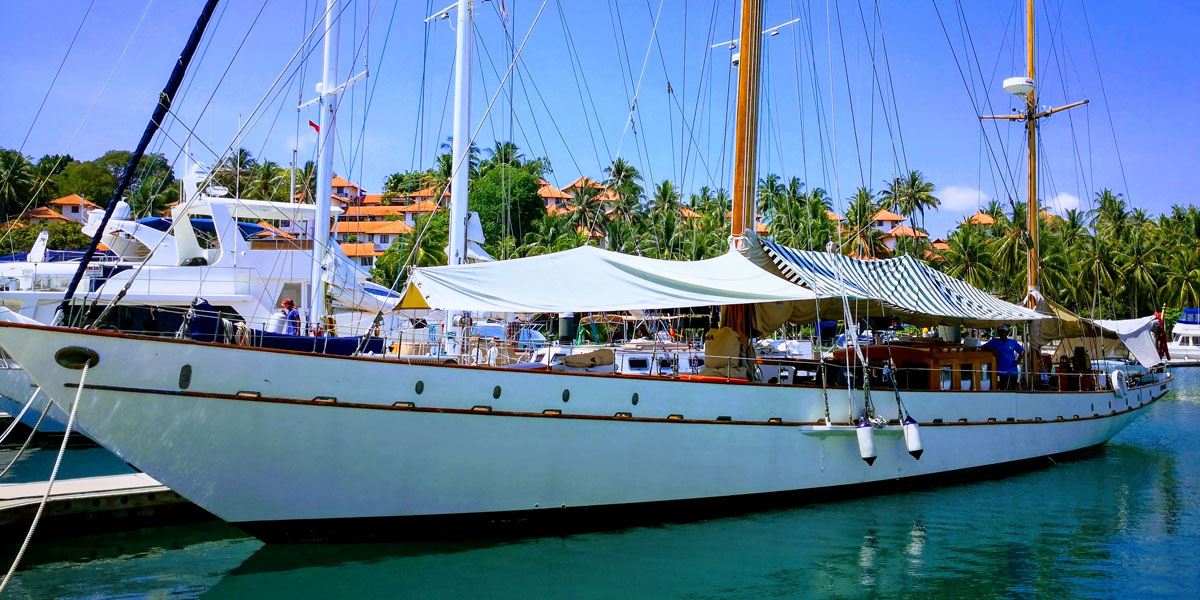 78’ Custom Stow Classic Ketch, RONA is for sale - Berthon International