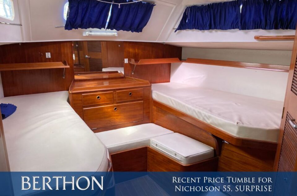 Recent Price Tumble for Classic Nicholson 55’, SURPRISE - Berthon ...