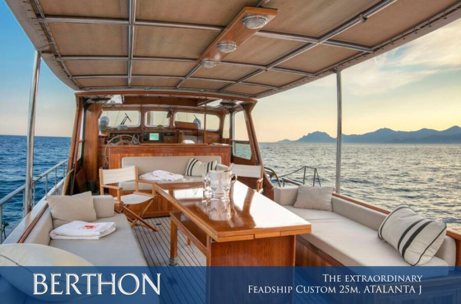 The extraordinary Feadship Custom 25m ATALANTA J is for sale… - Berthon ...