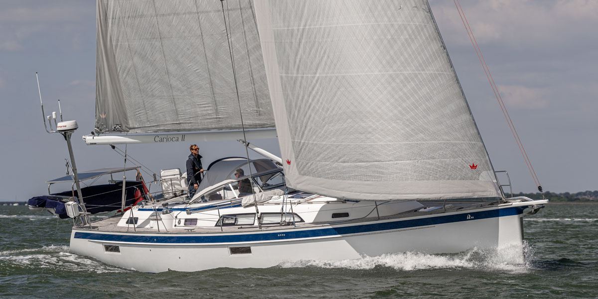 Superior Hallberg-Rassy 44, CARIOCA II now on video - Berthon International
