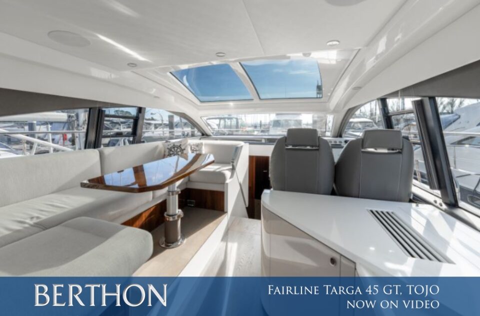 Fairline Targa 45 GT, TOJO now on video - Berthon International