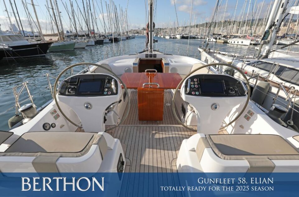 Gunfleet 58, ELIAN - totally ready for the 2025 season - Berthon International