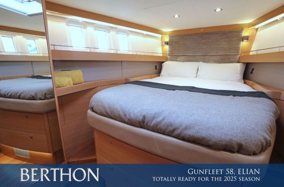 Gunfleet 58, ELIAN - totally ready for the 2025 season - Berthon International