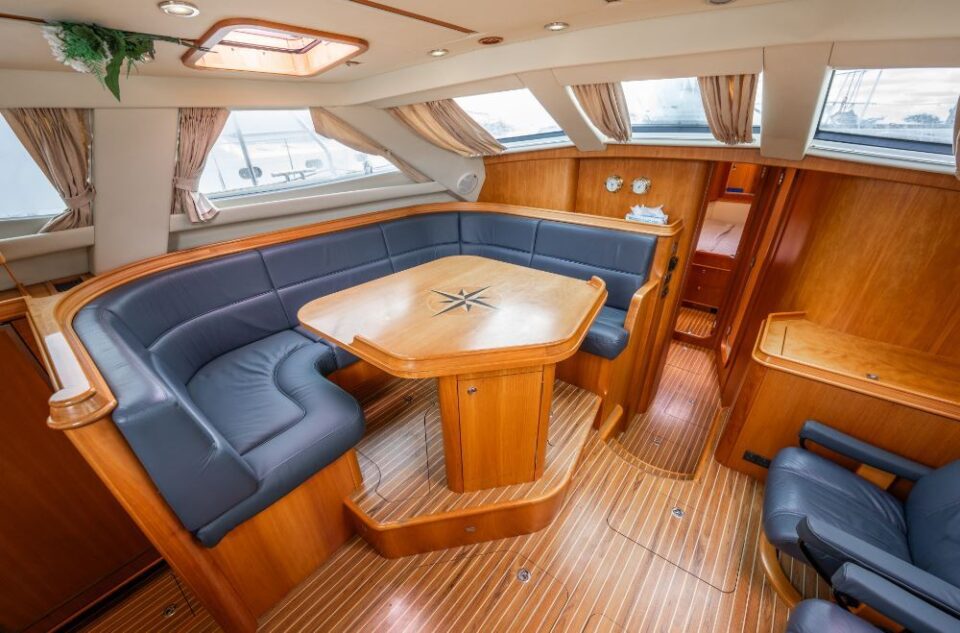 Discovery 55, SAXON BLUE – high latitude prepared, she also loves the ...